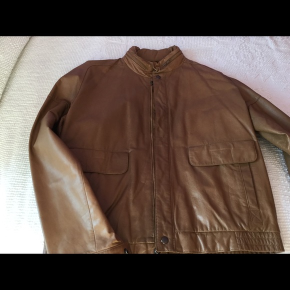 mirage | Jackets & Coats | Vintage Mens Genuine Leather Jacket | Poshmark